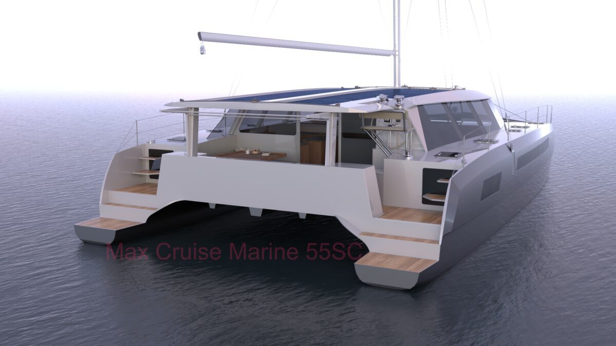 Max 55SC Sailing Catamaran - Max Cruise Marine